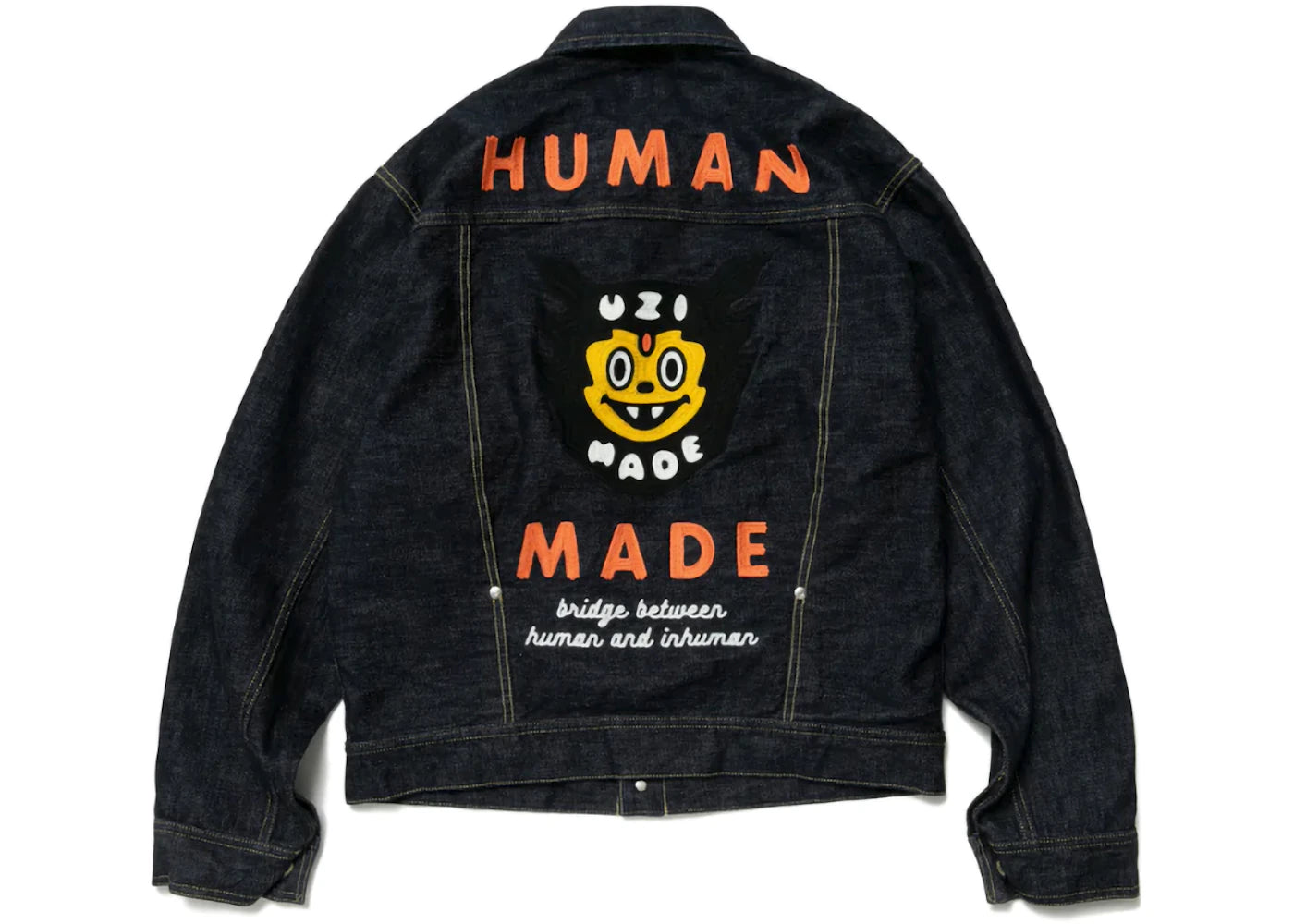 Human Made Uzi Made Denim Jacket Indigo – Side Kicks