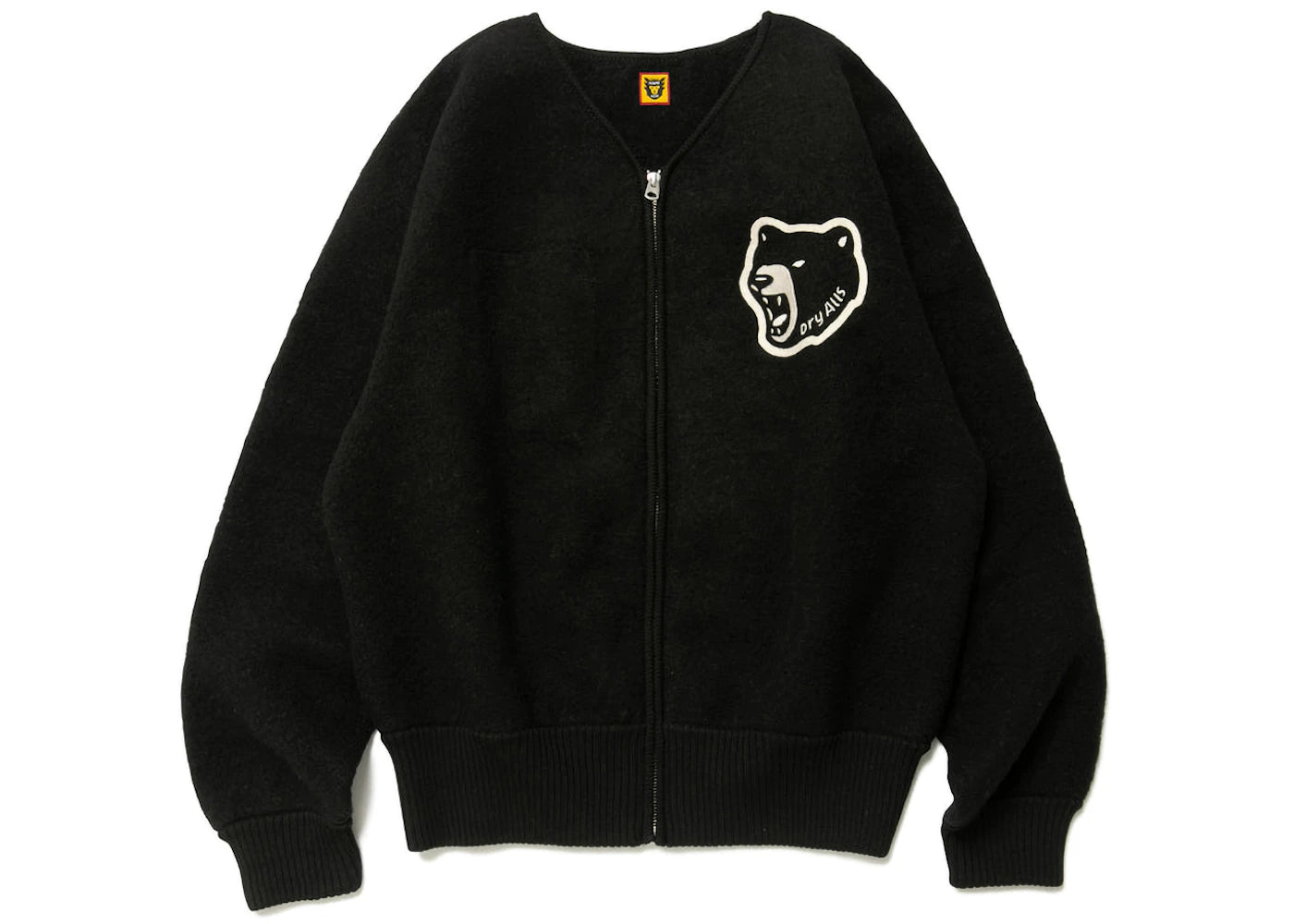 Human Made Wool Cardigan Black – Side Kicks