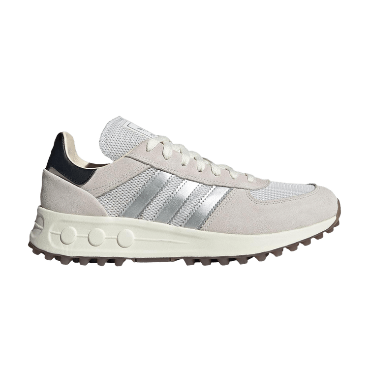 adidas LA Trainer Lux Crystal White Silver Metallic Core Black – Side Kicks