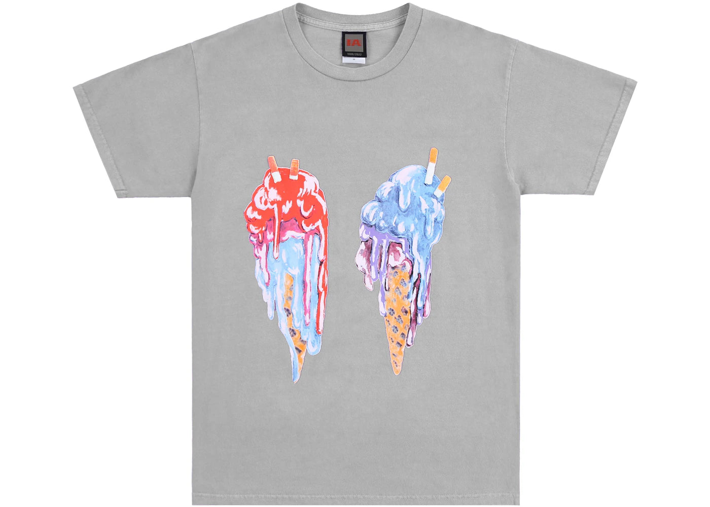 Infinite Archives x Ice Cream Double Cream T-Shirt Grey – Side Kicks