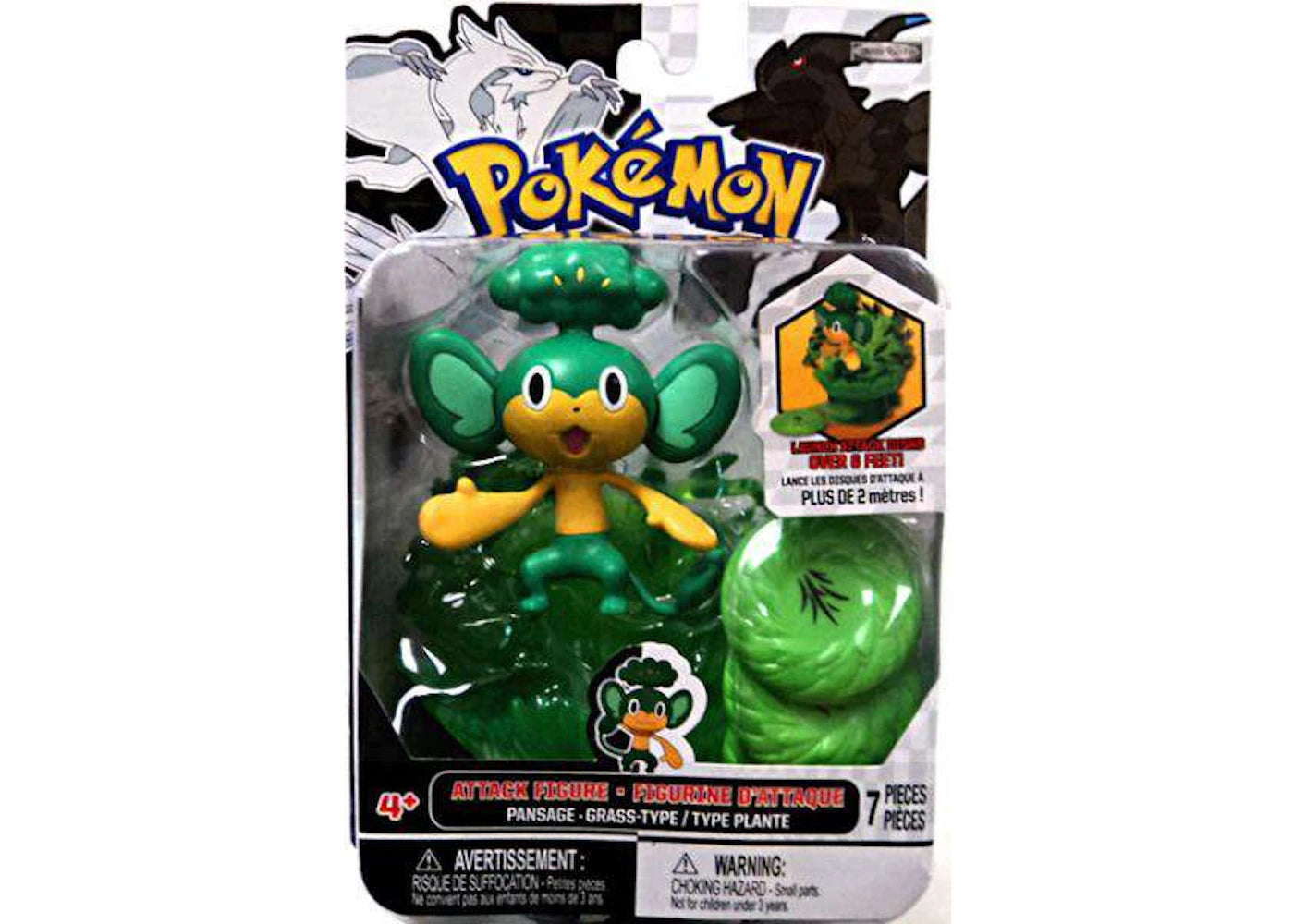 Jakks Pacific Pokemon Series 2 Attack Pansage Figure – Side Kicks