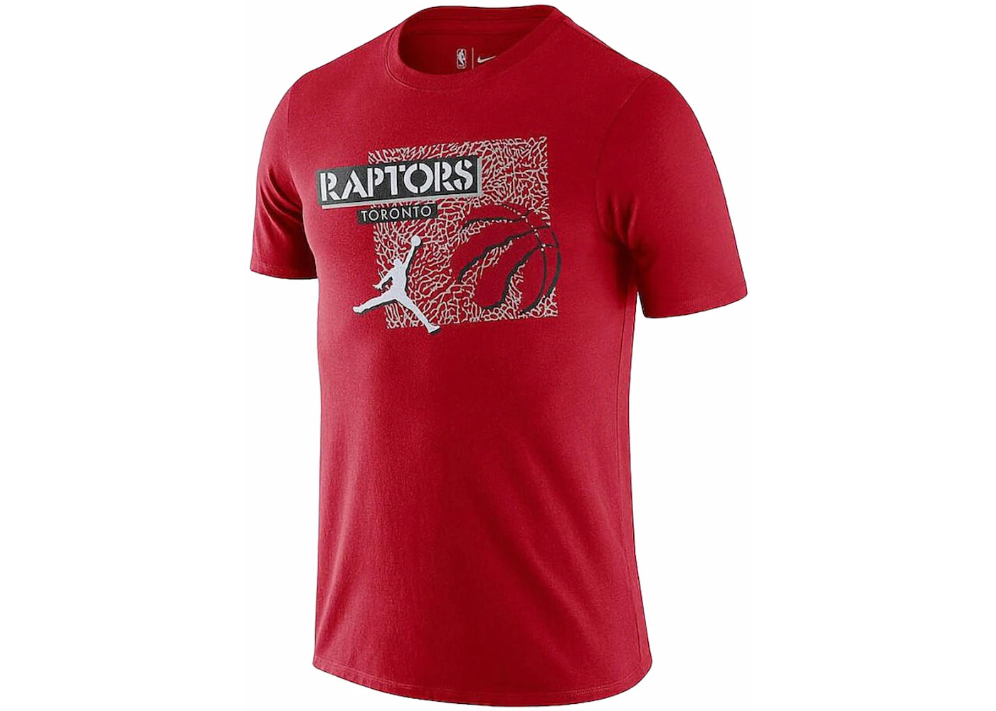 Jordan NBA Toronto Raptors Dri-Fit T-shirt Red – Side Kicks