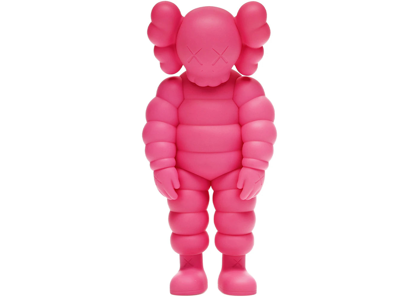 KAWS What Party Vinyl Figure Pink – Side Kicks