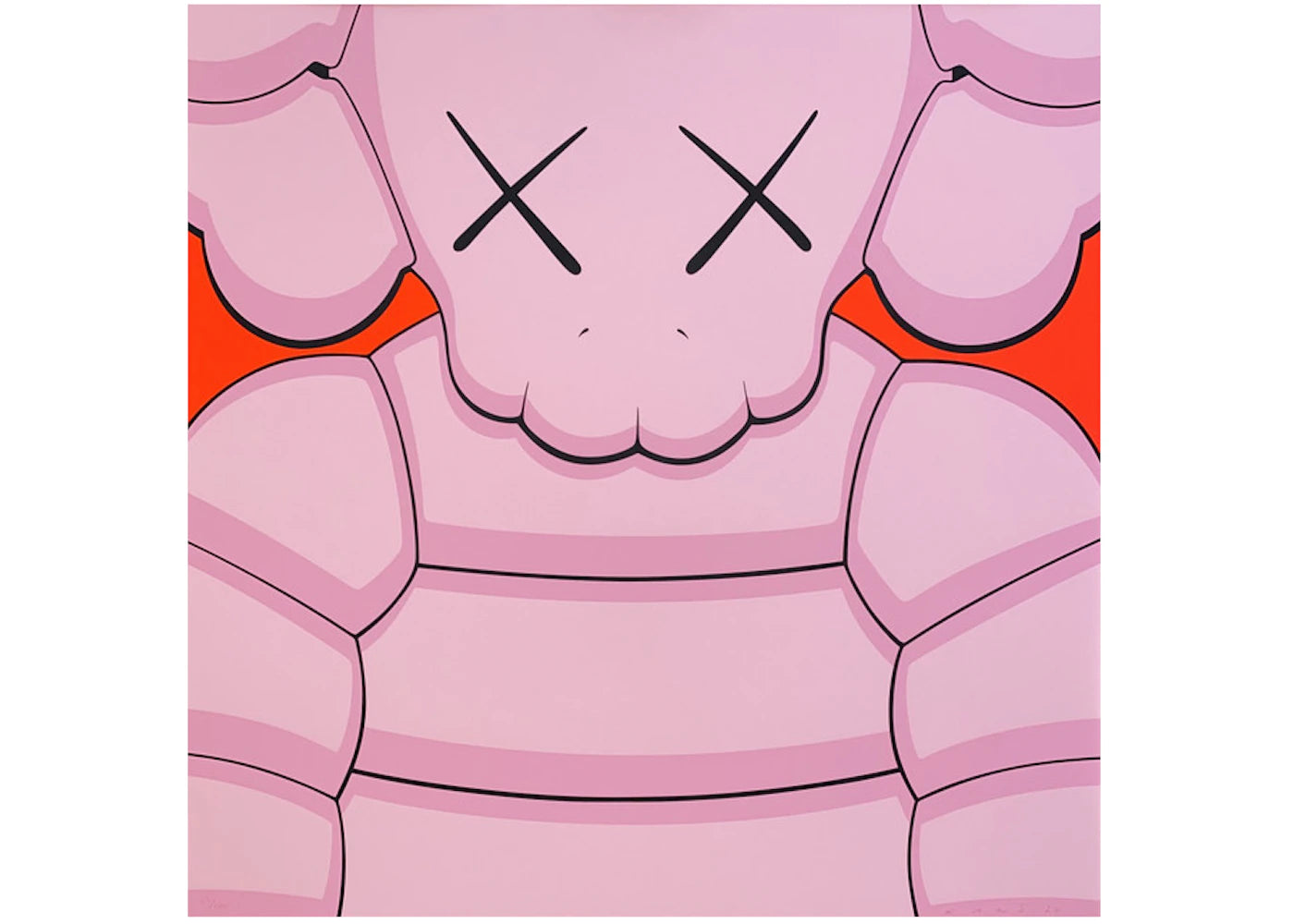 KAWS What Party Print #5 Light Pink (Signed, Edition of 100) – Side Kicks