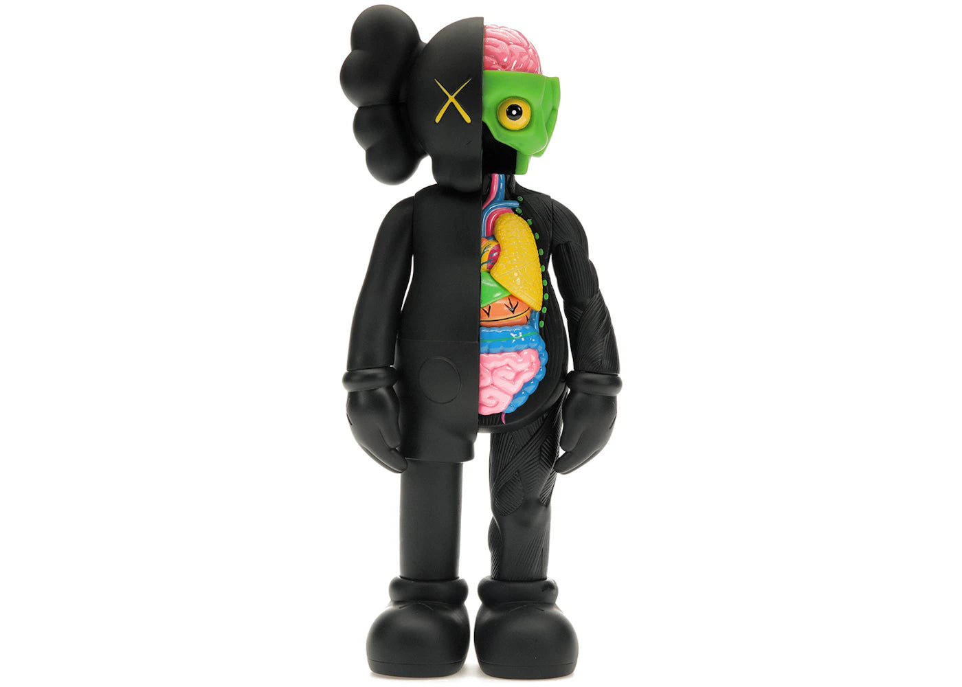 KAWS Companion Flayed Open Edition Vinyl Figure Black – Side Kicks