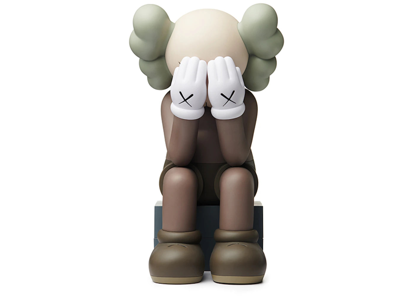 KAWS Passing Through Open Edition Vinyl Figure Brown – Side Kicks