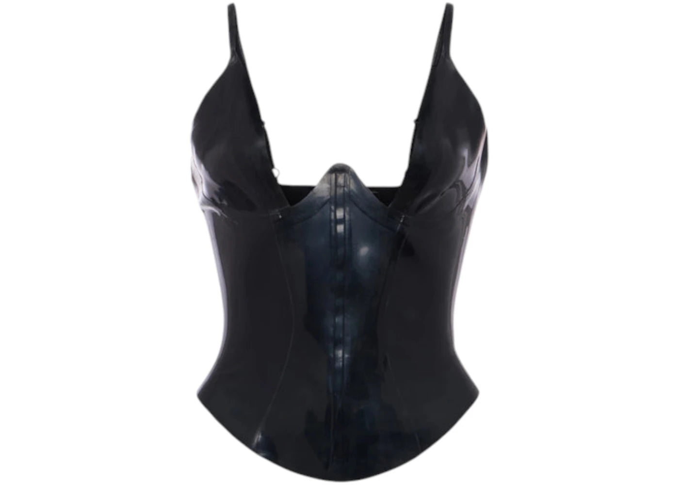 khy x Poster Girl Latex Plunge Tank Black – Side Kicks