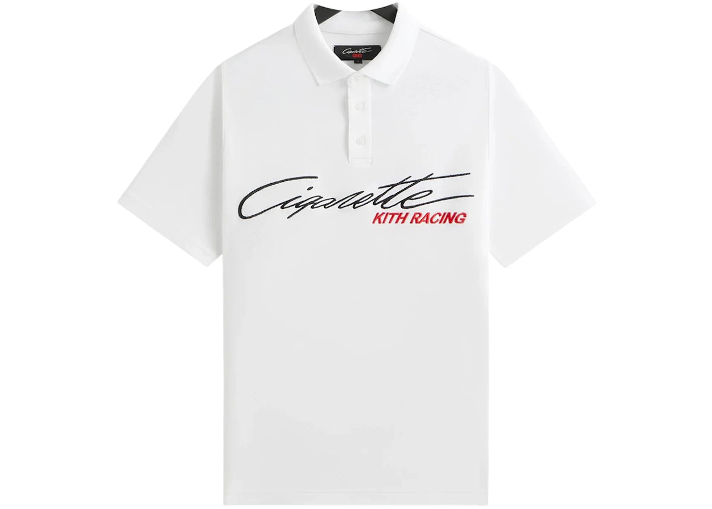 Kith Cigarette Racing Pique Polo White – Side Kicks