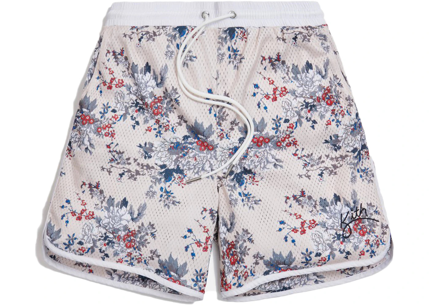 Kith Floral Panel Active Short Ivory/Multi – Side Kicks