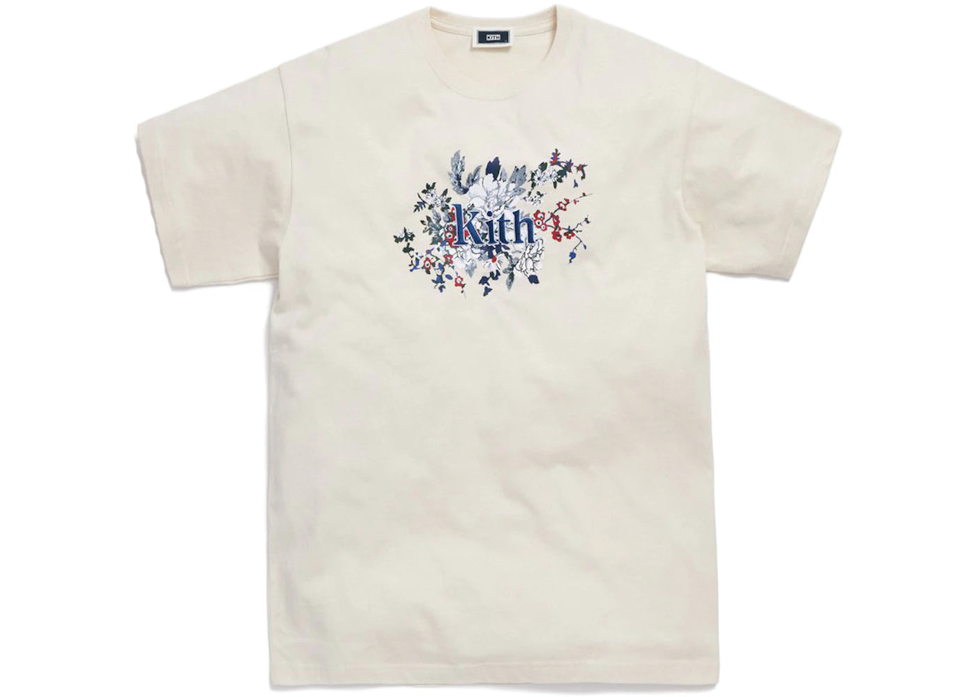 Kith Floral Serif Tee Turtledove – Side Kicks