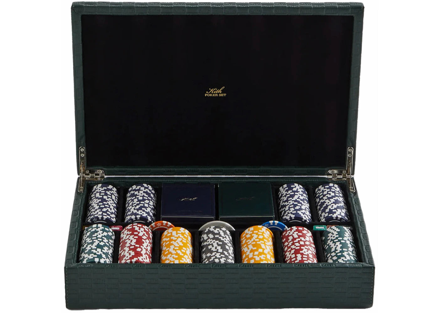 Kith Kithmas Monogram Saffiano Leather Poker Set Stadium – Side Kicks