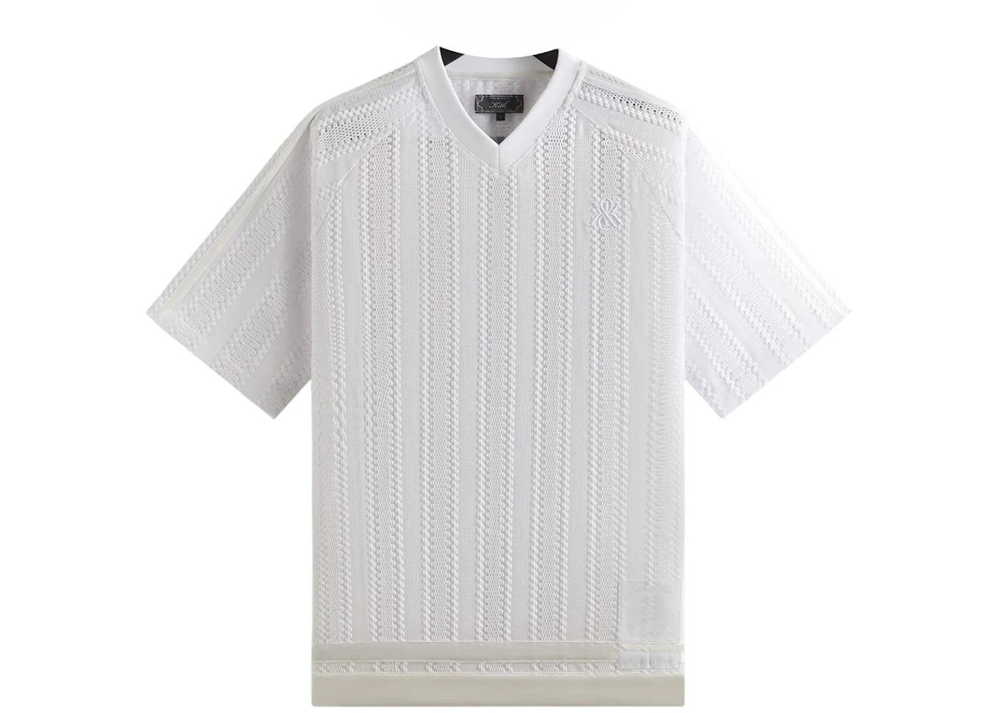 Kith Leon Short Sleeve Lace Combo Jersey White – Side Kicks