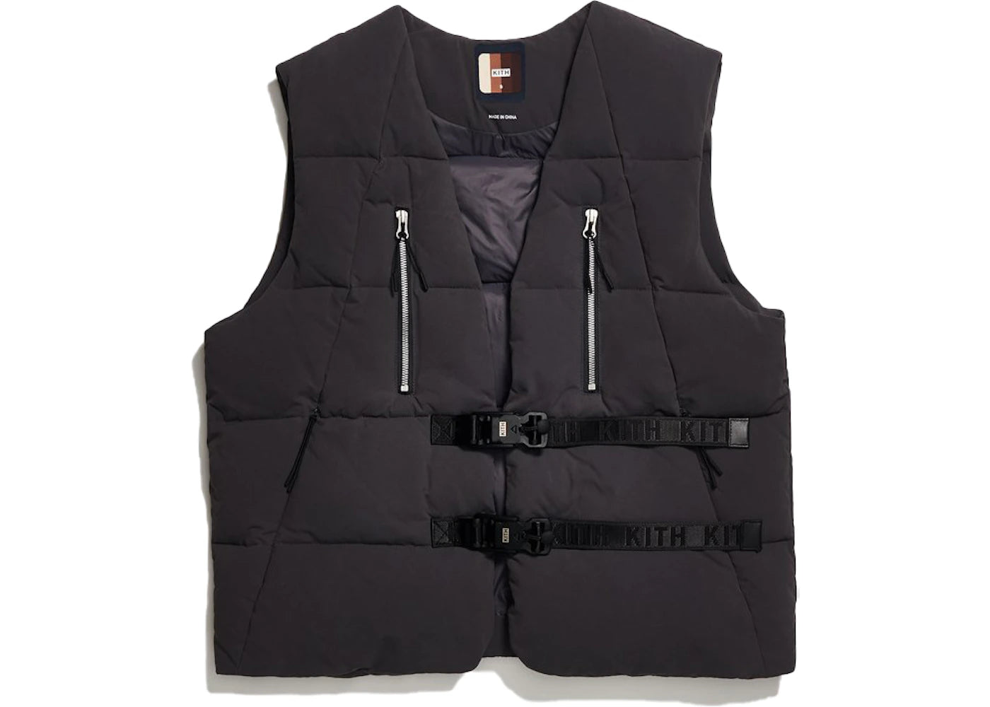 Kith Padded Utility Vest Battleship – Side Kicks