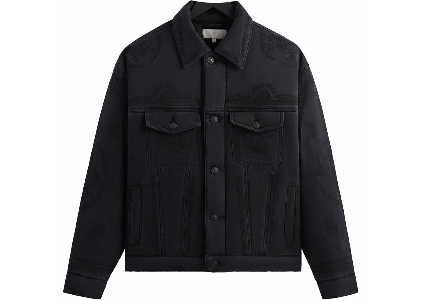 Kith Puffed Jase Denim Jacket Black – Side Kicks