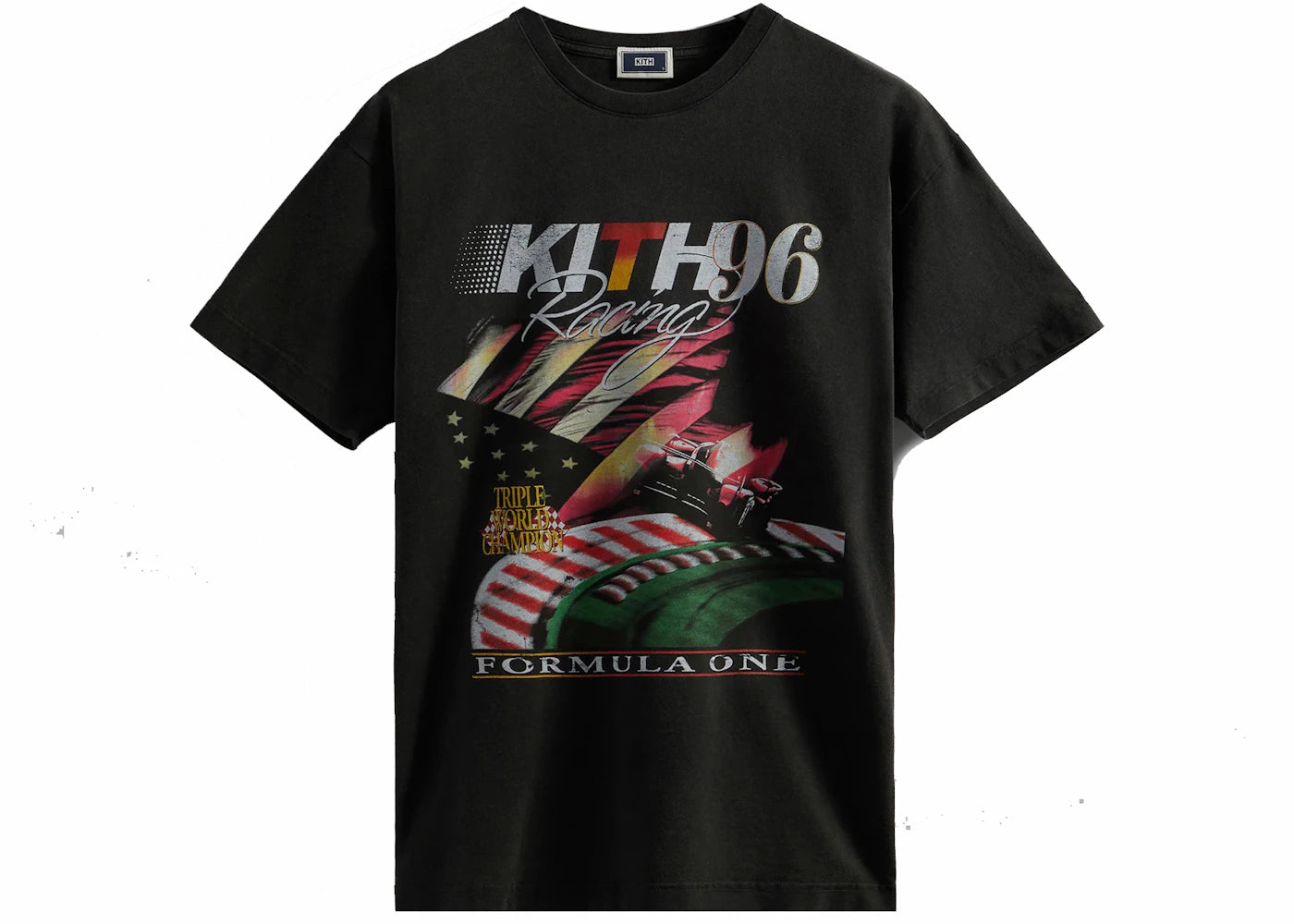 Kith Racing Vintage Tee Black – Side Kicks