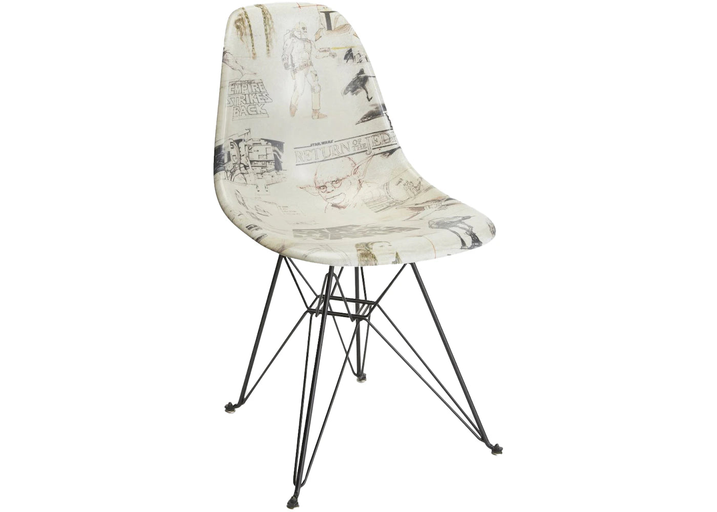Kith x STAR WARS for Modernica Case Study Shell Chair Multi – Side Kicks
