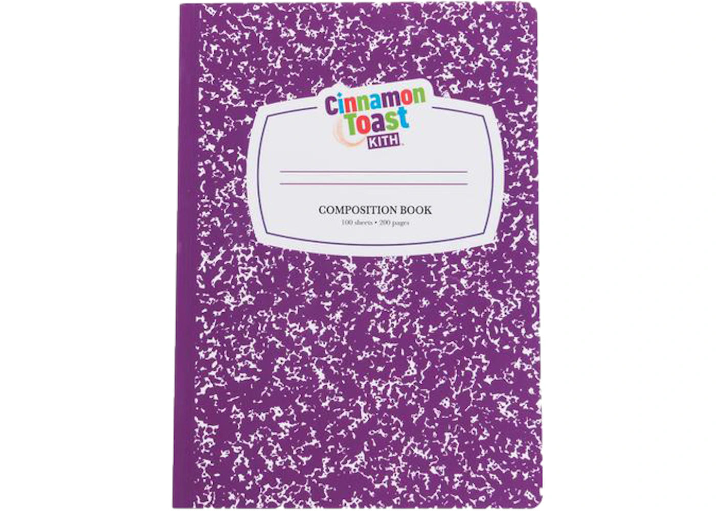 Kith Treats x Cinnamon Toast Crunch Notebook Purple – Side Kicks