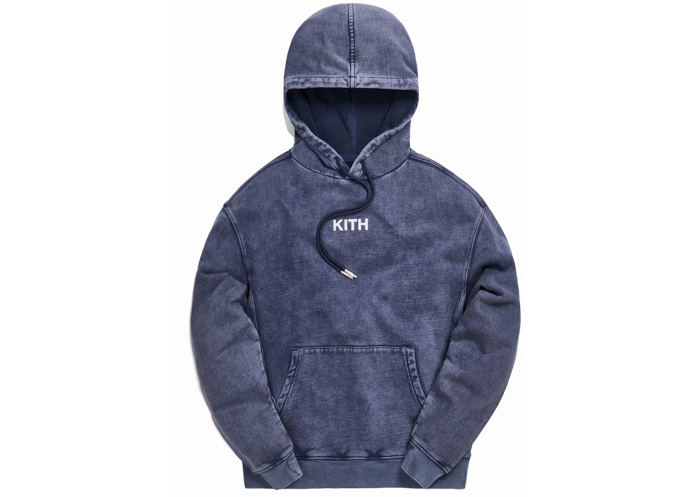 Kith Williams III Crystal Wash Fleece Hoodie Obsidian/Navy – Side Kicks