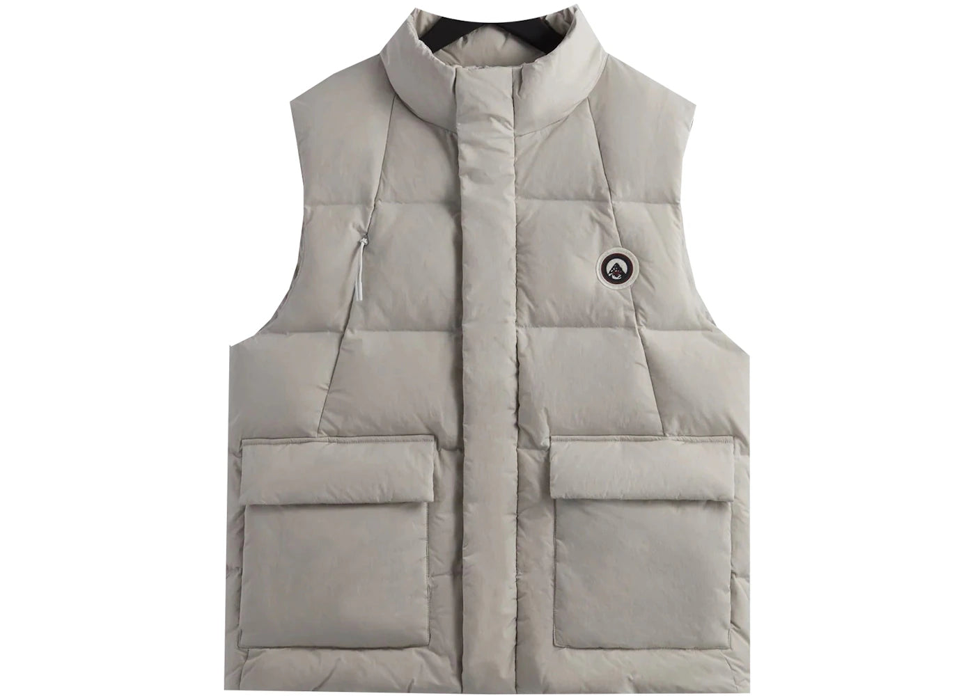 Kith Wrinkle Nylon Midi Vest Concrete – Side Kicks