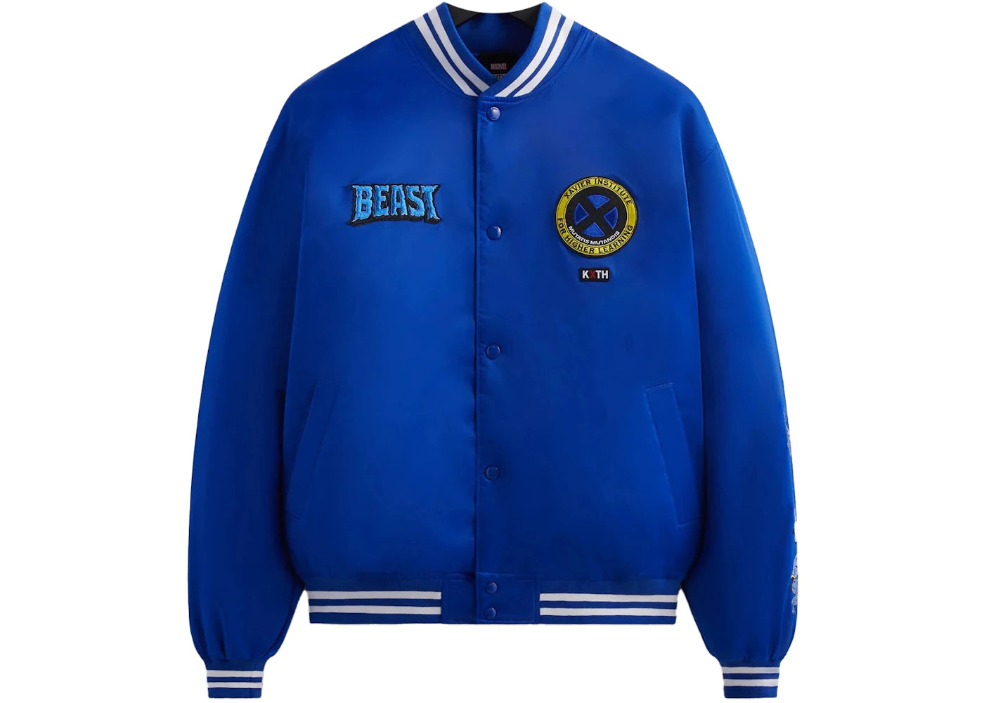 Kith x Marvel X-Men Beast Satin Bomber Jacket Cyclone PH – Side Kicks
