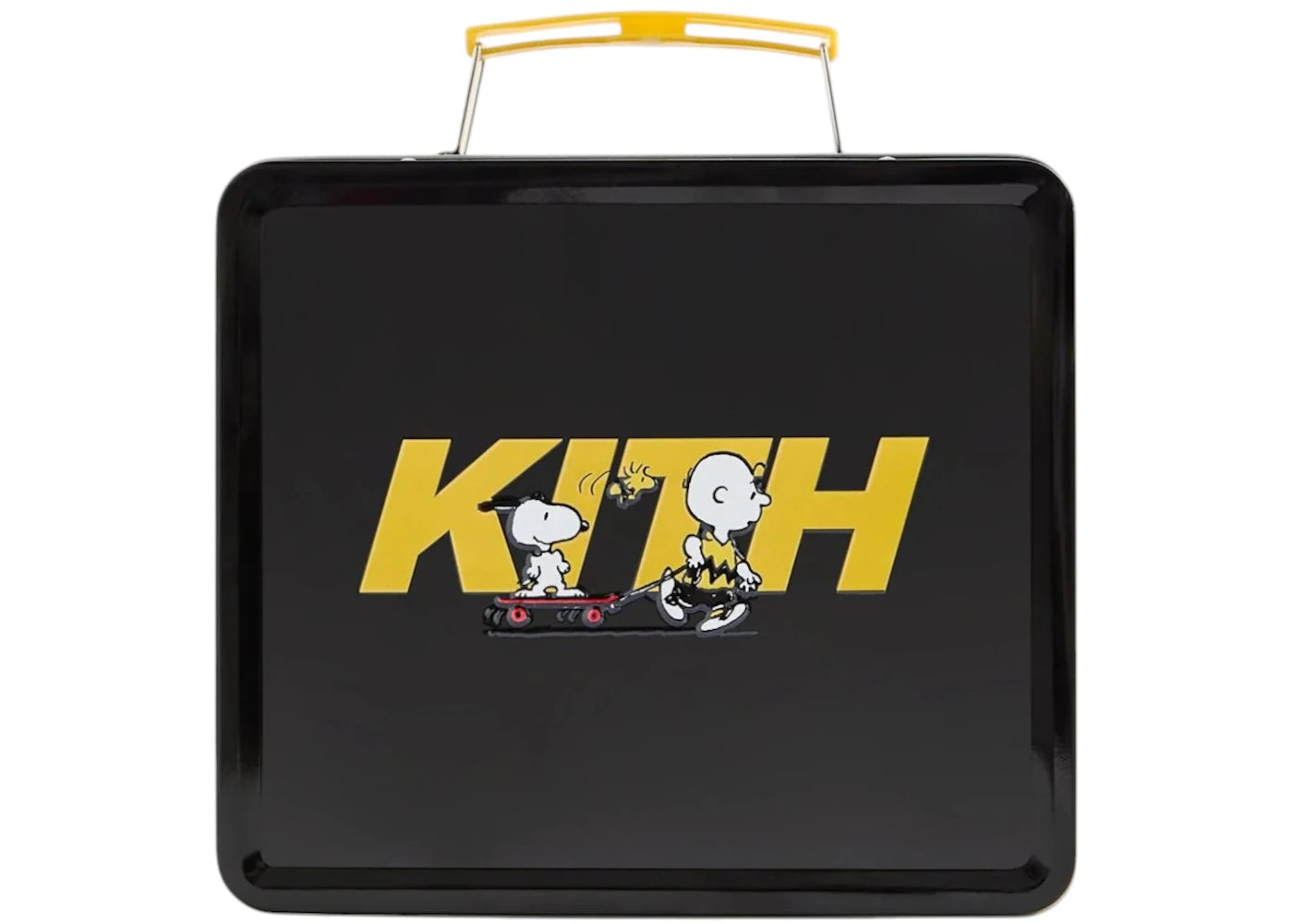 Kith x Peanuts Kids Charlie Brown & Snoopy Skate Lunch Box Black – Side ...