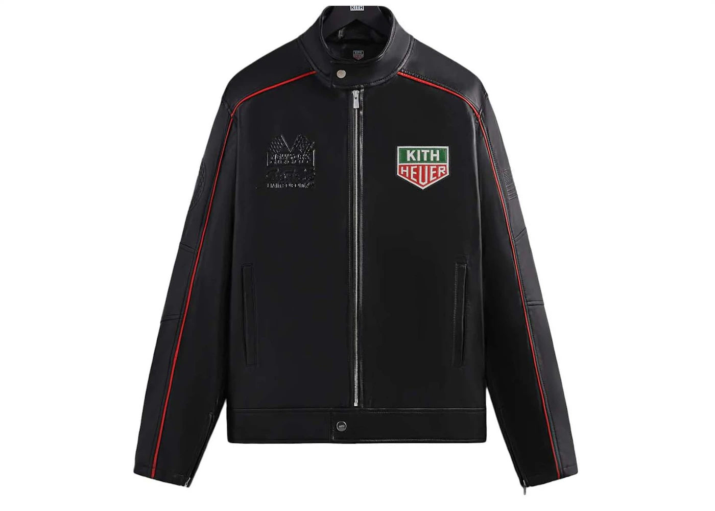 Kith x TAG Heuer Formula 1 Leather Racing Jacket Black – Side Kicks