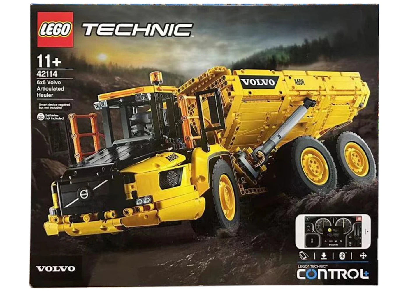 LEGO Technic 6x6 Volvo Articulated Hauler Set 42114 – Side Kicks