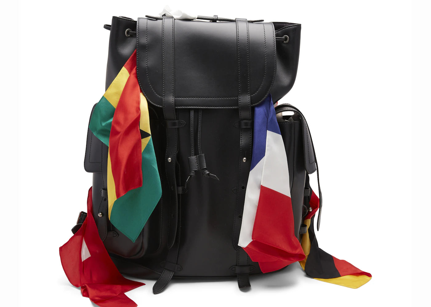Louis Vuitton Christopher Backpack Flags GM Black Multicolor – Side Kicks