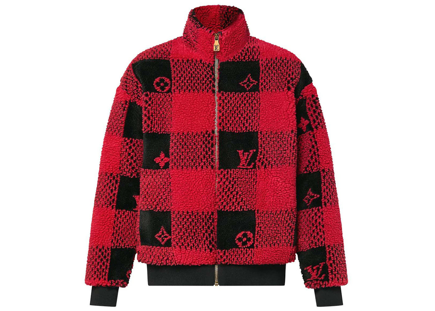 Louis Vuitton Damier Fleece Blouson Red Plaid – Side Kicks