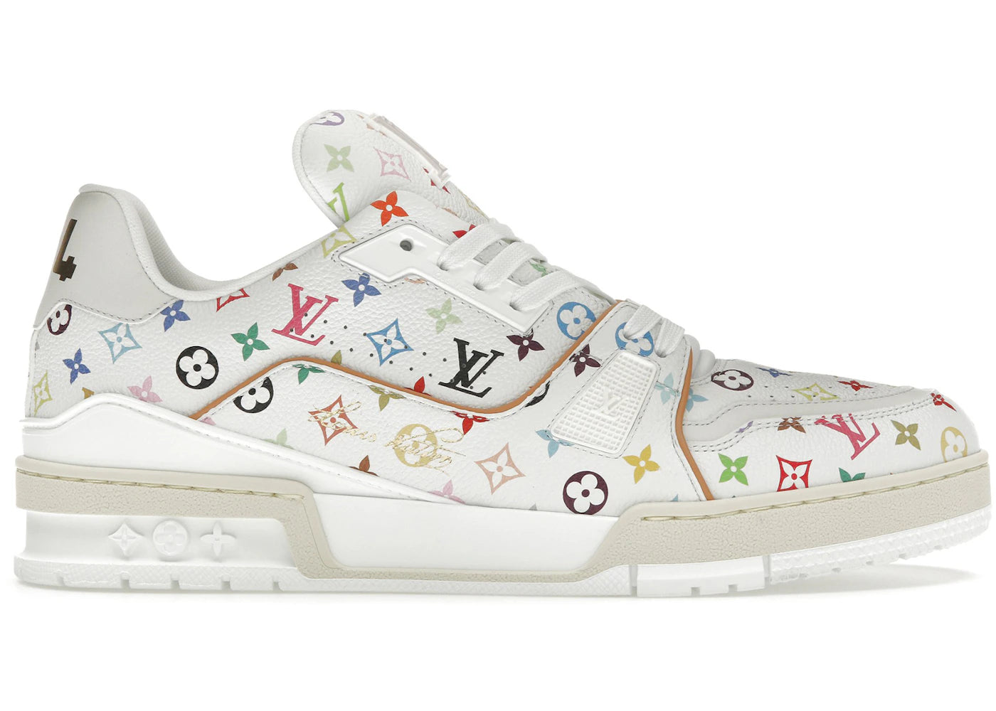 Louis Vuitton LV Trainer Takashi Murakami White – Side Kicks