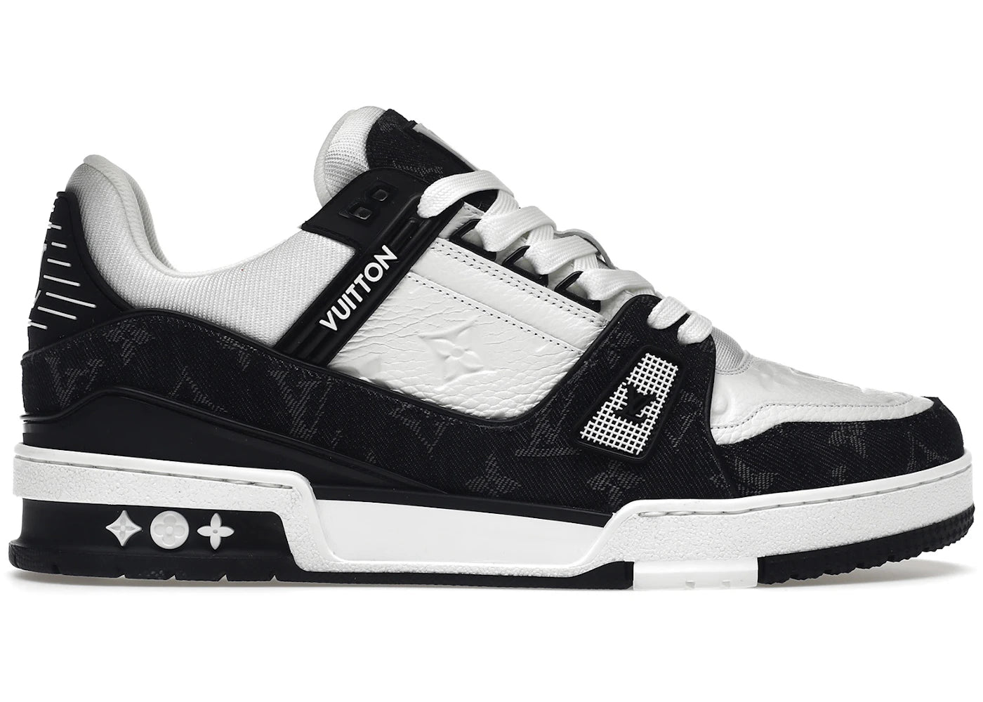Louis Vuitton LV Trainer White Black – Side Kicks