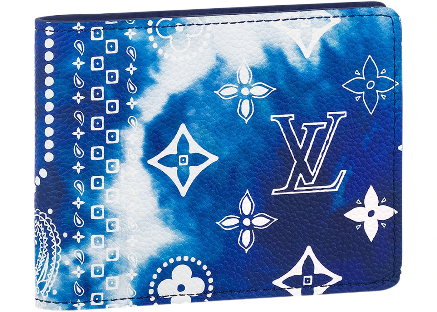 Louis Vuitton Slender Wallet Bandana (8 Card Slot) Monogram Bleached B ...