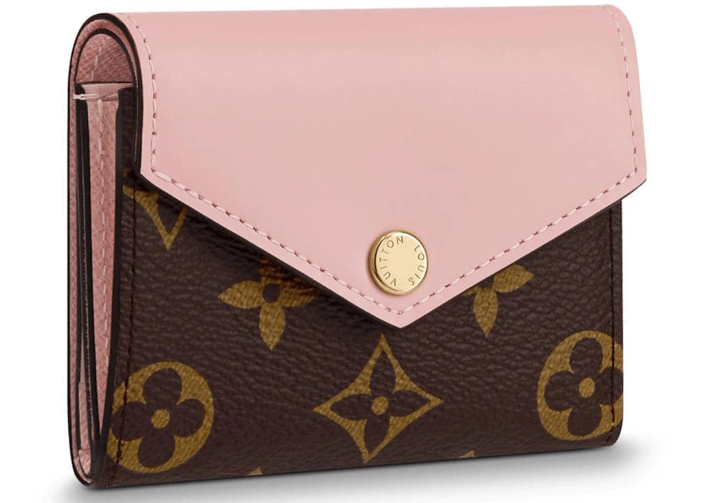 Louis Vuitton Wallet Zoe Monogram Rose Ballerine – Side Kicks