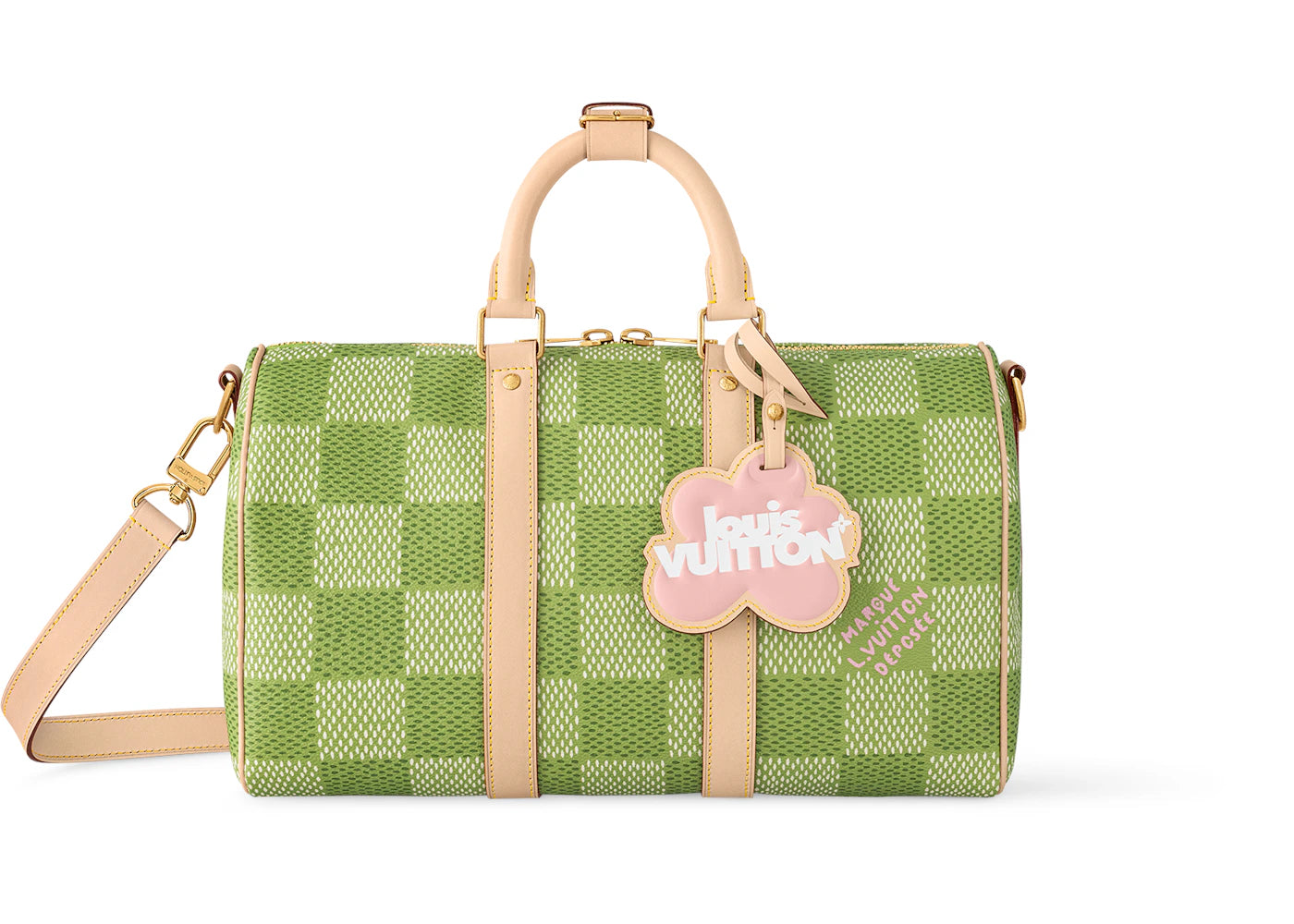 Louis Vuitton by Tyler, the Creator Keepall Bandouliere 35 Green Damie ...