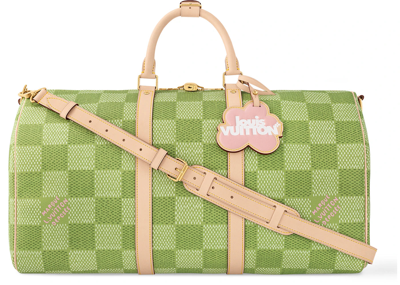 Louis Vuitton by Tyler, the Creator Keepall Bandouliere 50 Green Damie ...