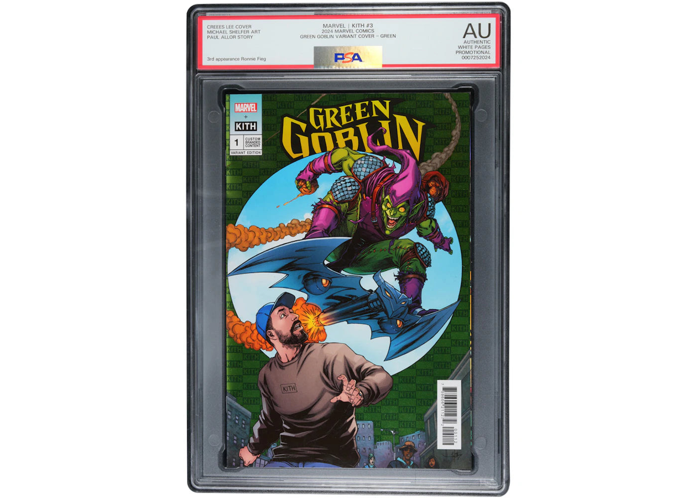 Marvel Kith #3 Green Goblin Variant Cover Green Comic (PSA Graded AU ...