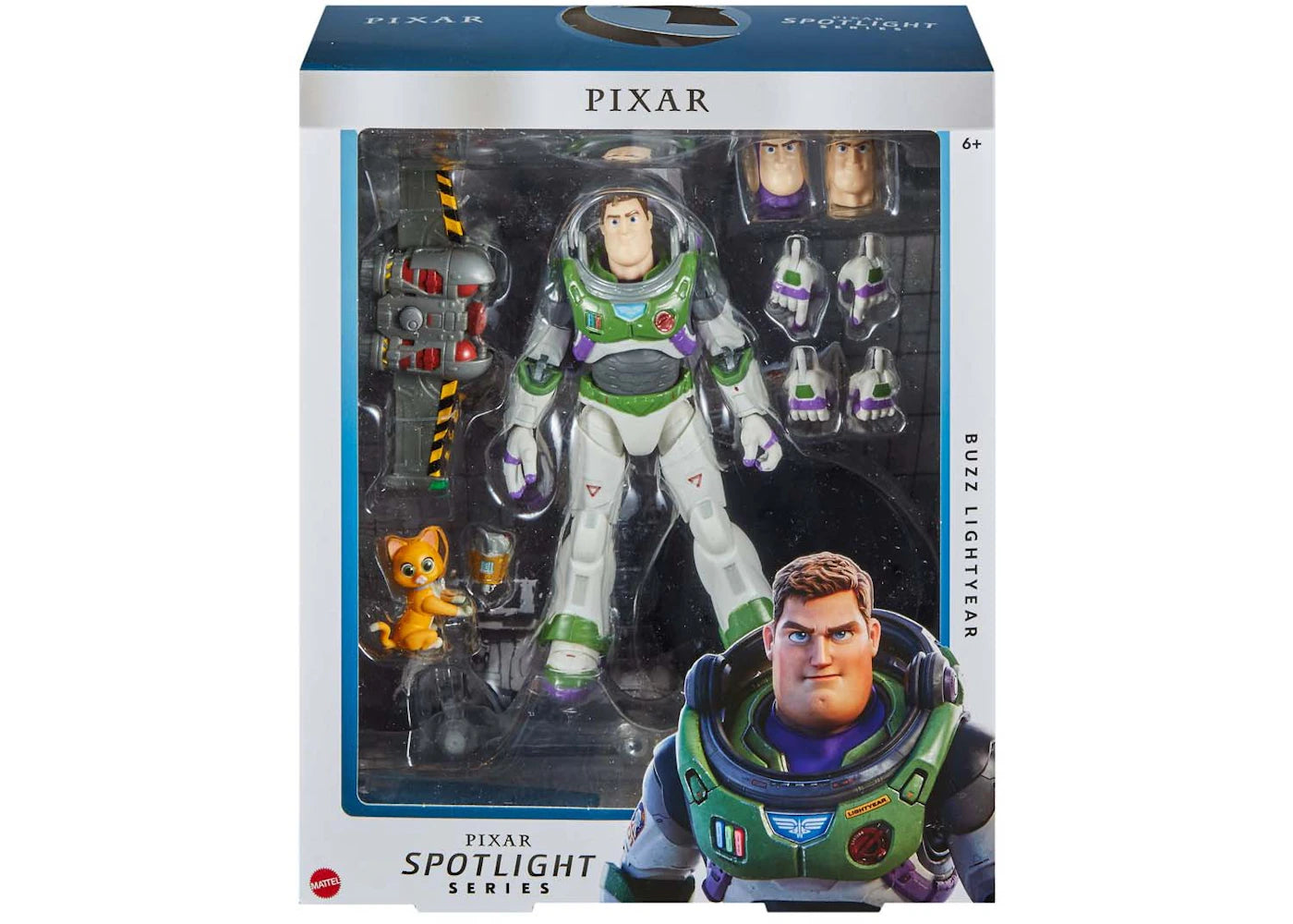 Mattel Pixar Spotlight Series Buzz Lightyear Alpha Space Ranger Action ...