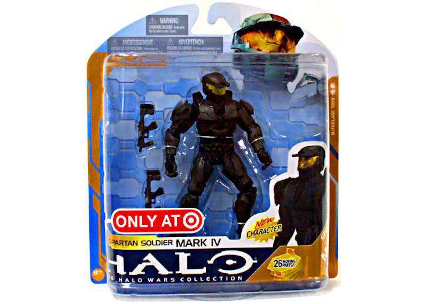 McFarlane Toys Halo Series 8 Spartan Soldier Mark IV Black Target Excl ...
