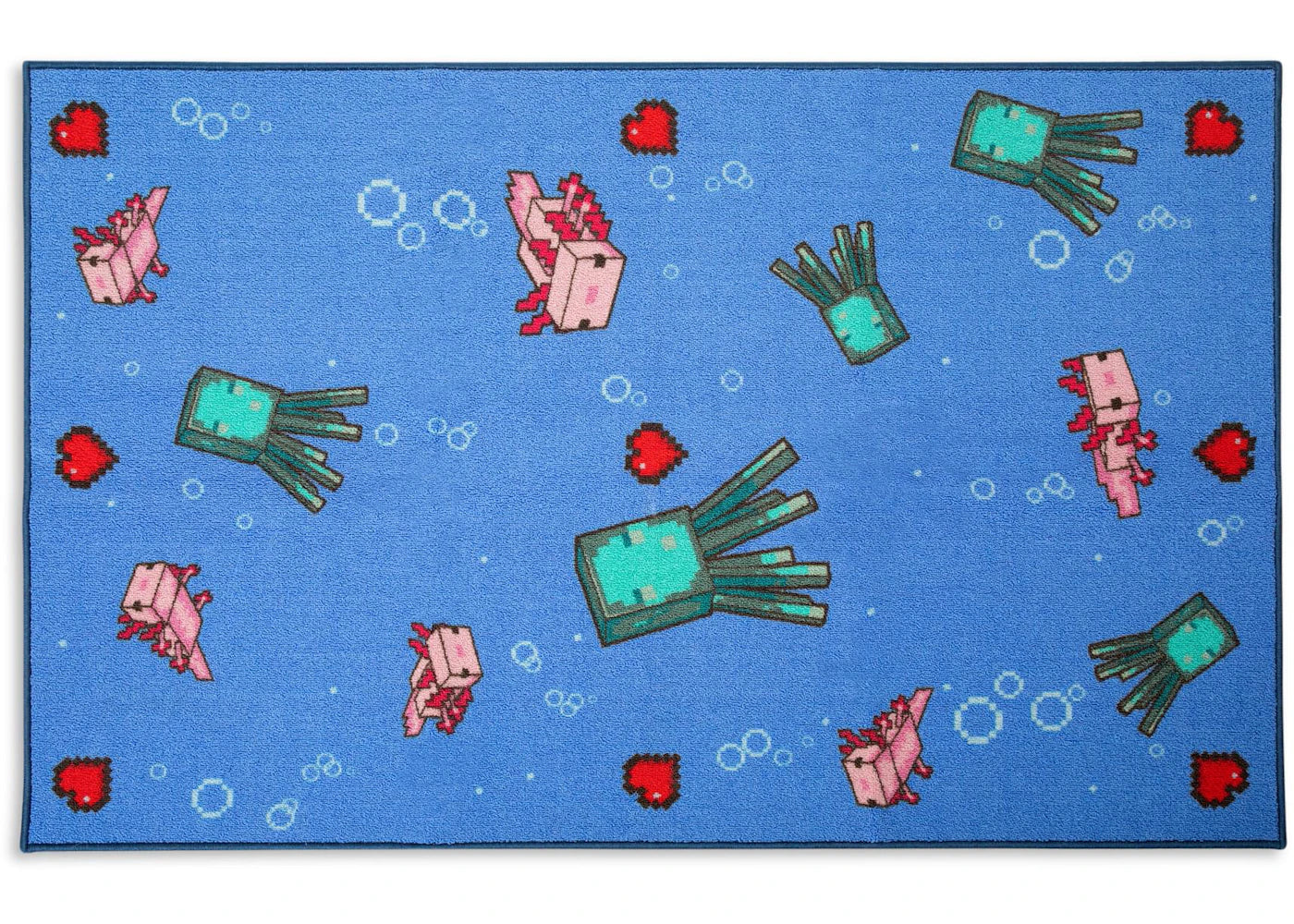 Minecraft Underwater Area Rug – Side Kicks