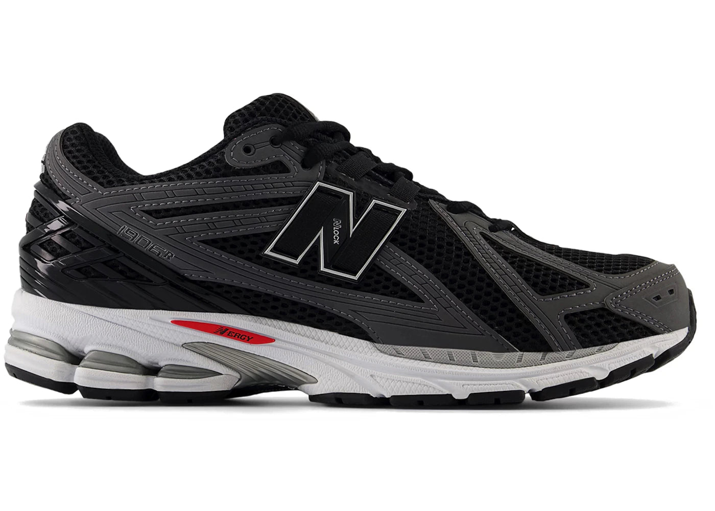 New Balance 1906R Black Team Red Castlerock – Side Kicks