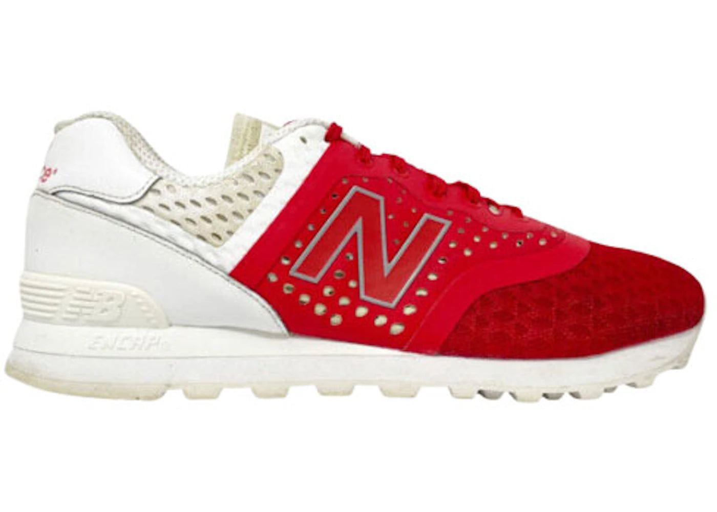 New Balance 574 Re-Engineered Breathe Red White – Side Kicks