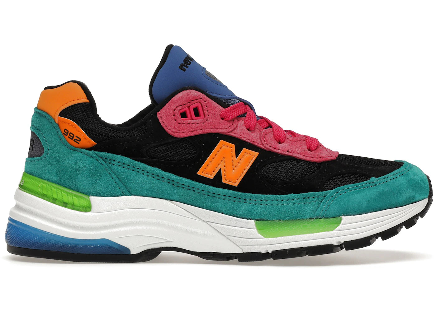 New Balance 992 Black Multi – Side Kicks