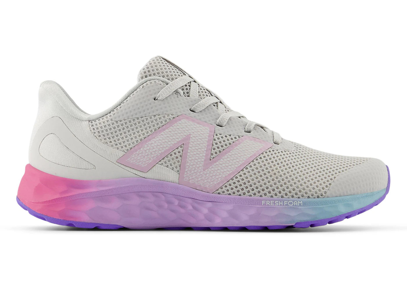 New Balance Fresh Foam Arishi v4 Grey Matter Mid Century Pink Lilac Gl ...