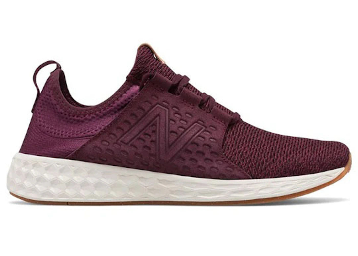 New Balance Fresh Foam Cruz Burgundy Gum (Women's) – Side Kicks