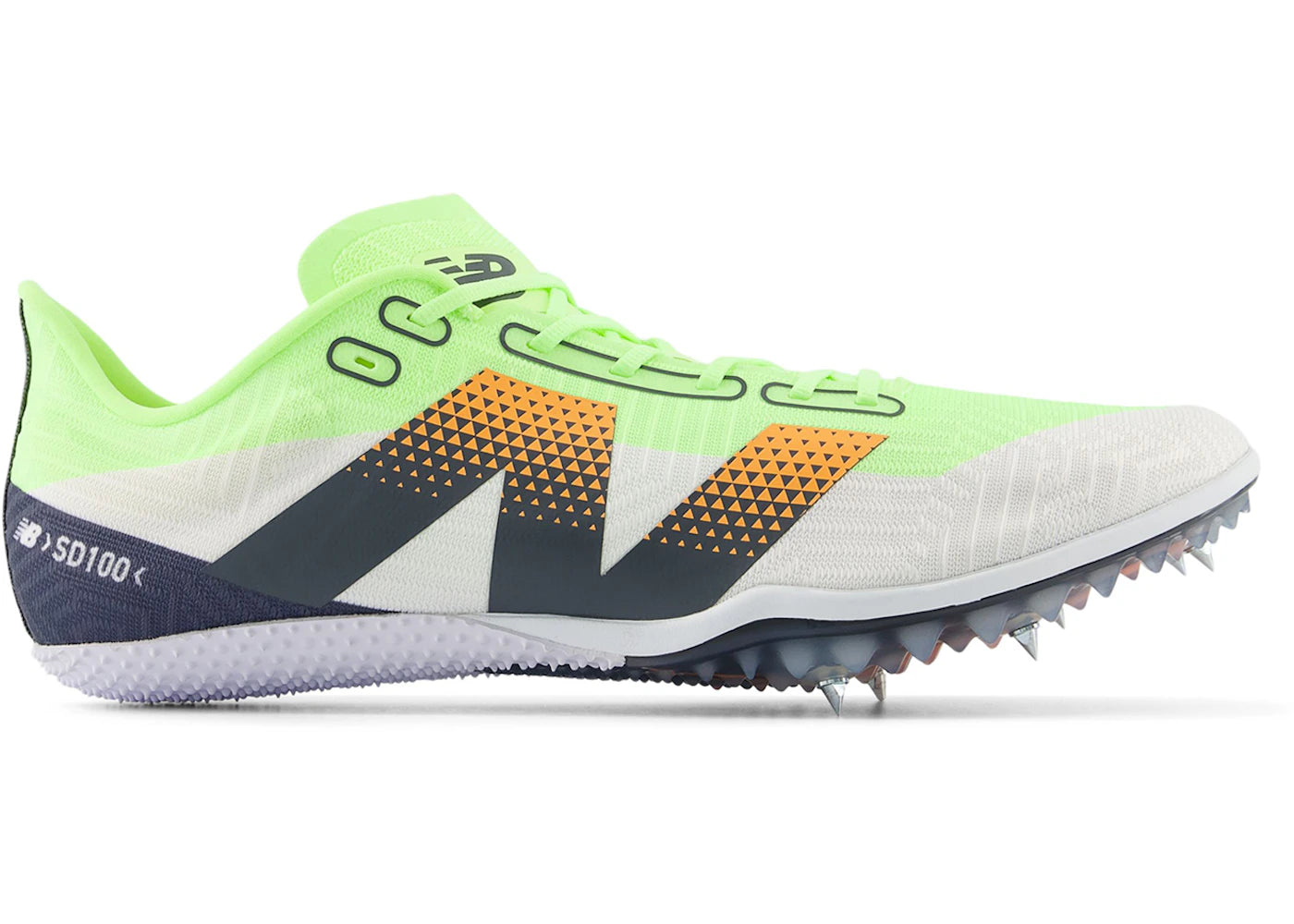 New Balance FuelCell SD100 v5 Bleached Lime Glo Graphite Hot Mango ...