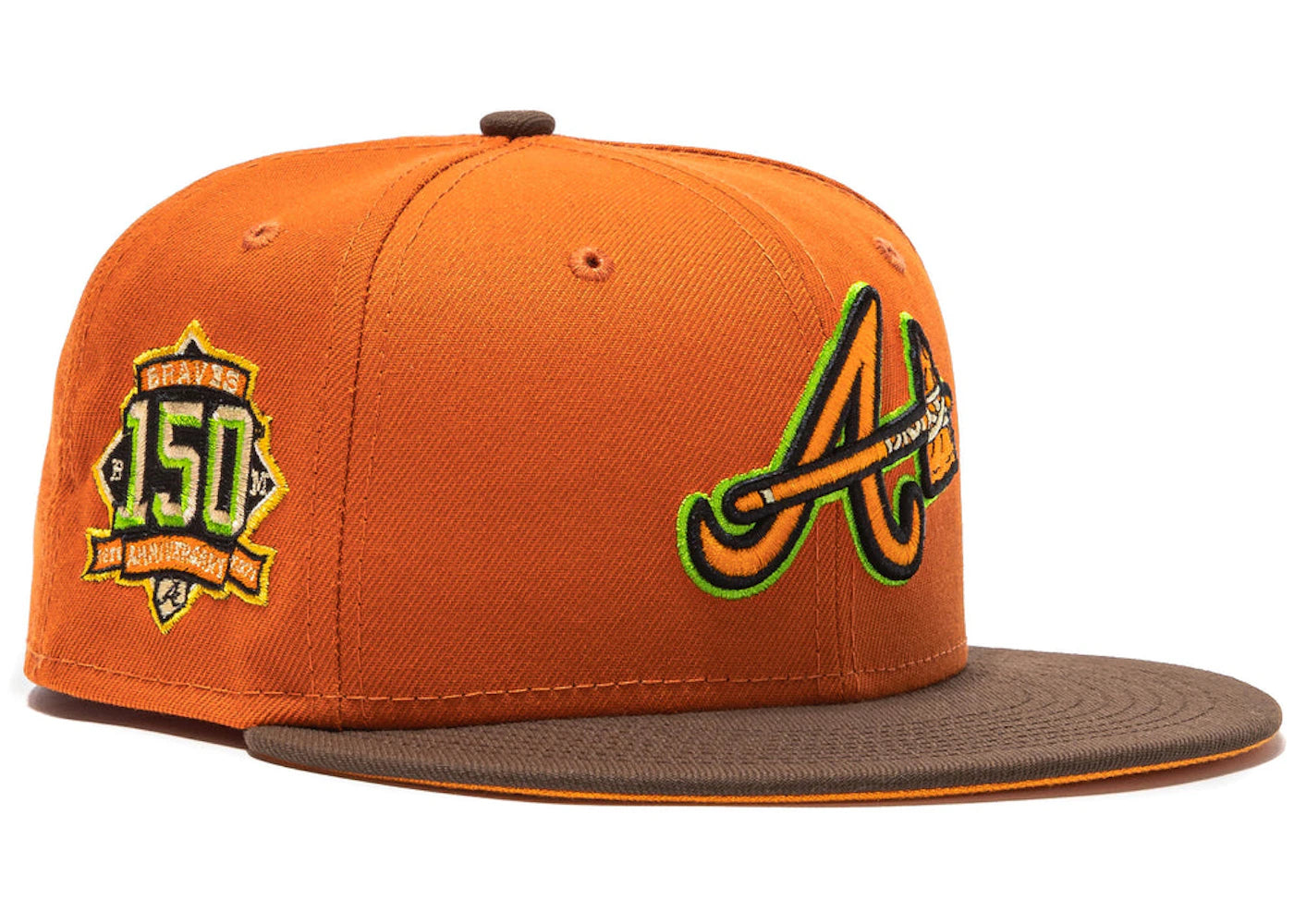 New Era Atlanta Braves Beer Pack 150th Anniversary Patch Alternate Hat ...
