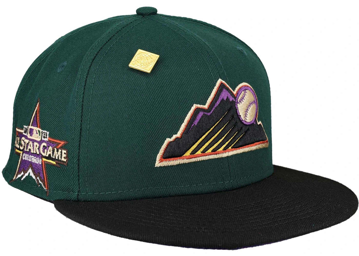 New Era Colorado Rockies Capsule Green Bark 2021 All Star Game 59Fifty ...