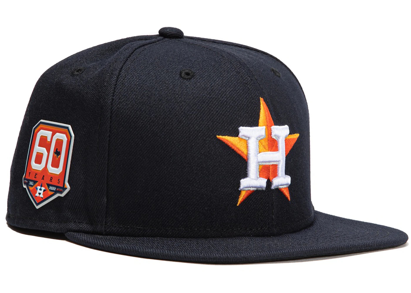 New Era Houston Astros 60th Anniversary Patch Home Hat Club Exclusive ...