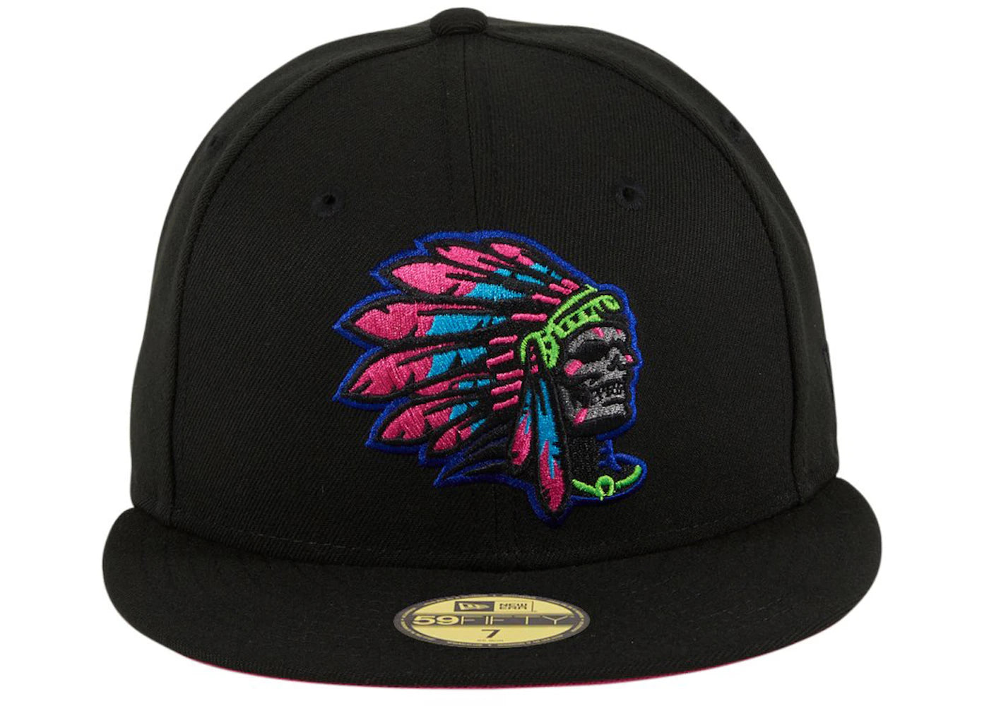 New Era Skull Chief Cyberpunks Hat Club Exclusive 59Fifty Fitted Hat N ...
