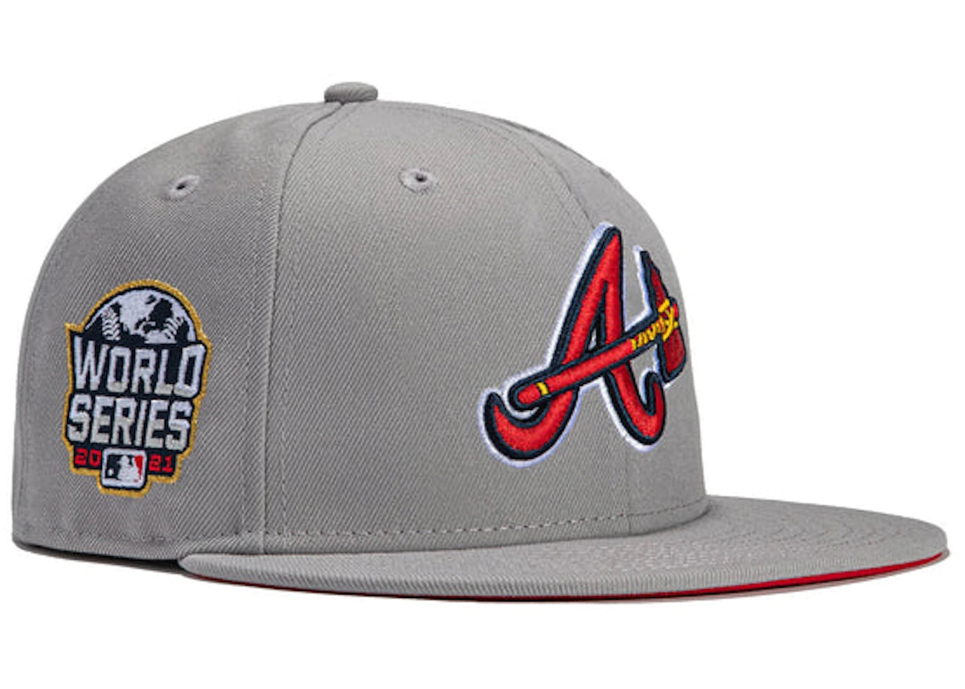 New Era x Hat Club Exclusive Grey OTC Atlanta Braves 2021 World Series ...